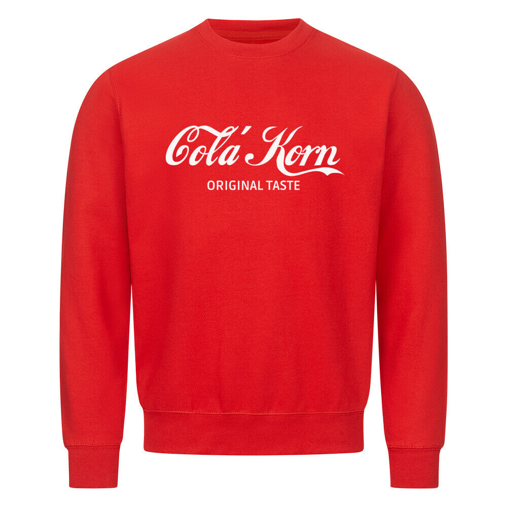 Cola Korn Original Taste | Witziges Sweatshirt für Saufen & Humor